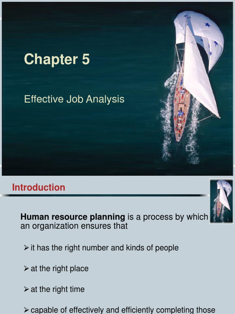 Effective Job Analysis | PDF | Human Resource Management | Employment
