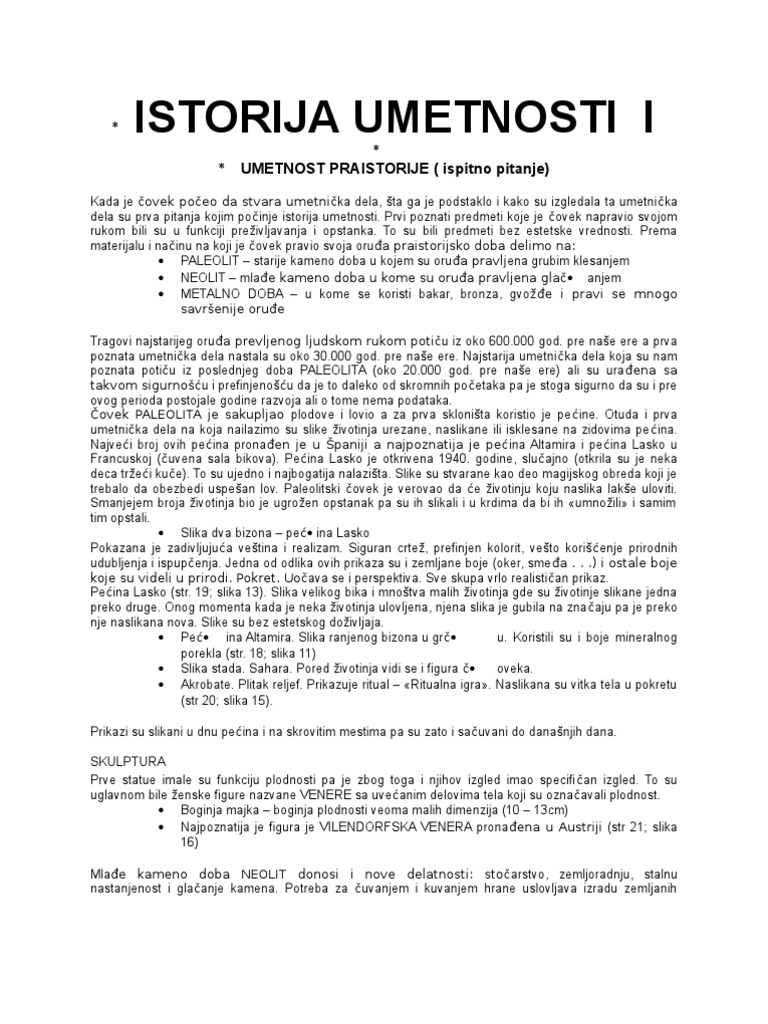 Istorija Umetnosti | PDF