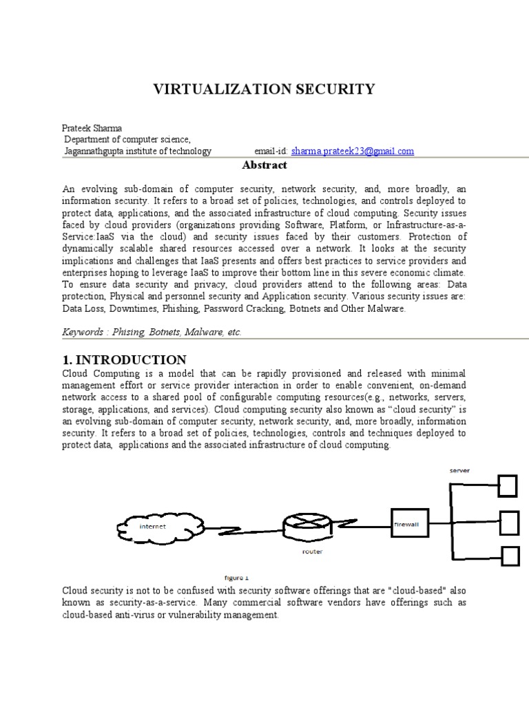 Virtual Ization | PDF | Cloud Computing | Computer Security