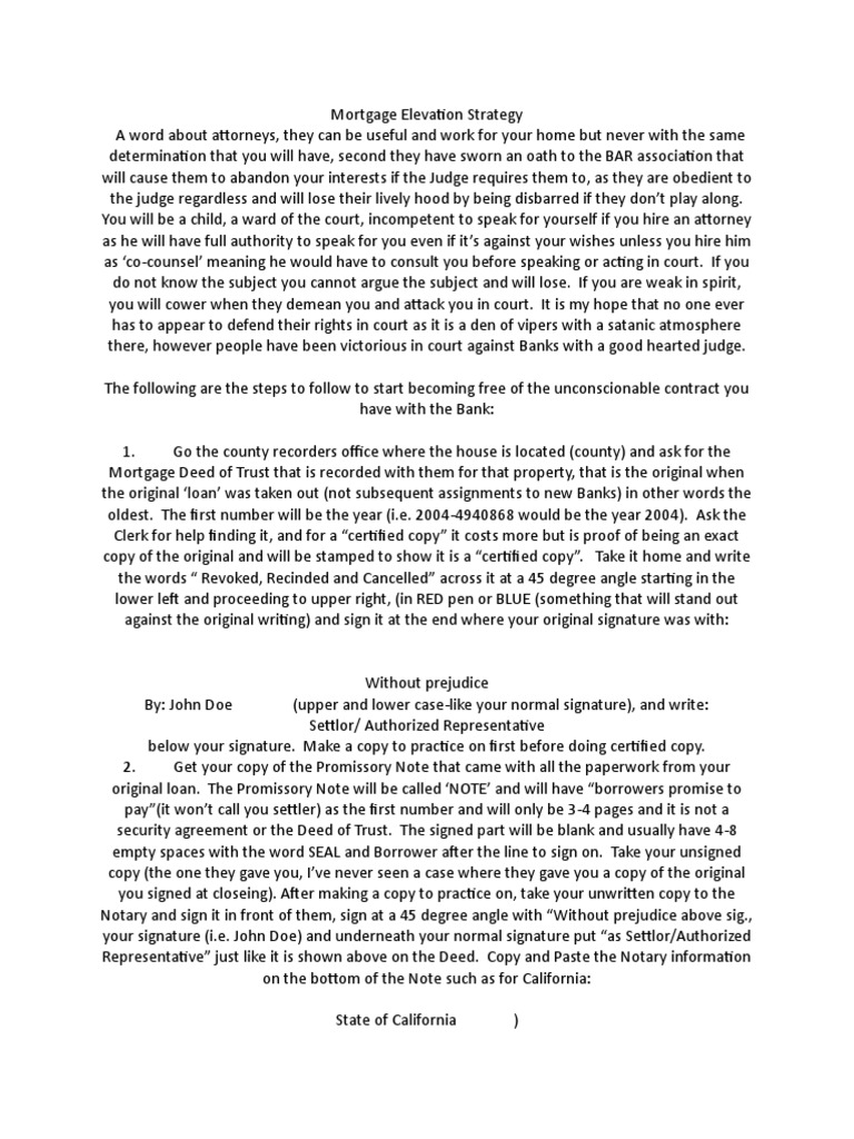 0000 AB - 1 Mortgage Elevation Strategy | PDF