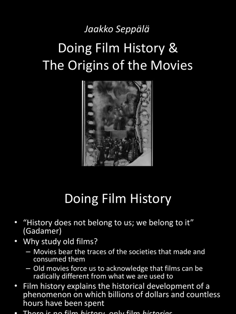 Origins of Cinema: A Historical Overview | PDF | Imaging | Media Technology