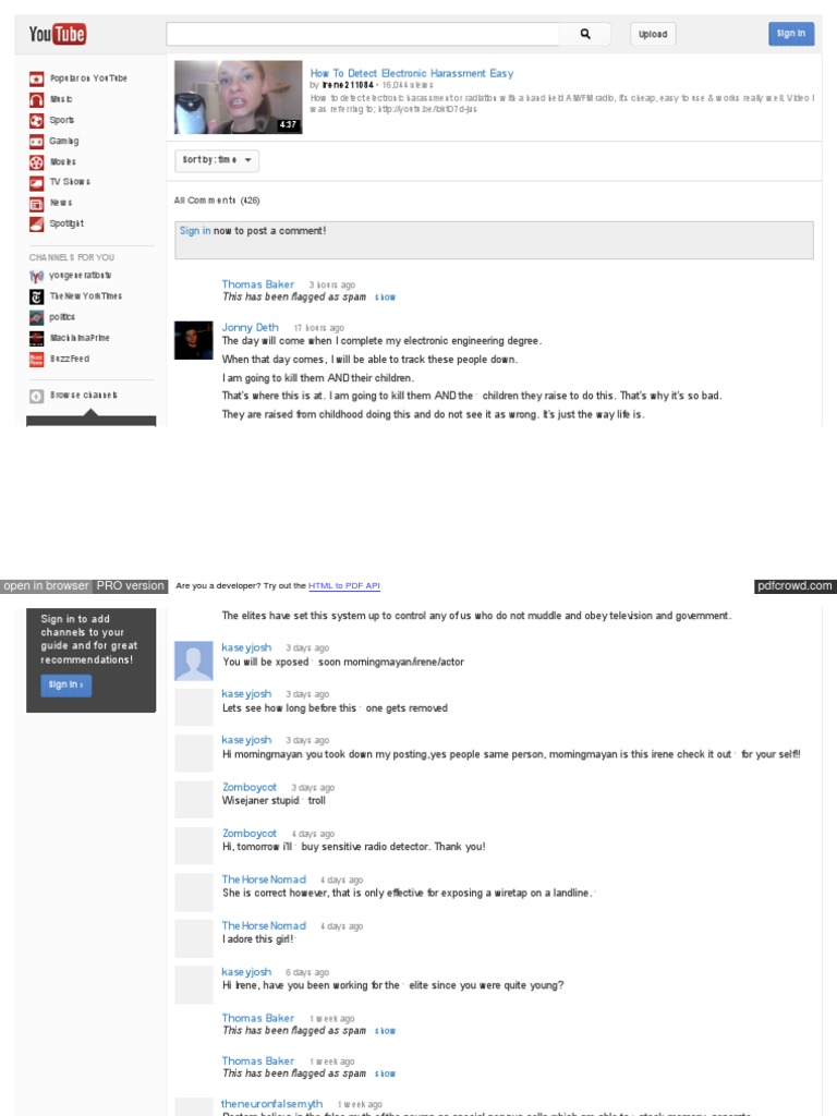 Strahlenfolter - TI - How To Detect Electronic Harassment Easy ...