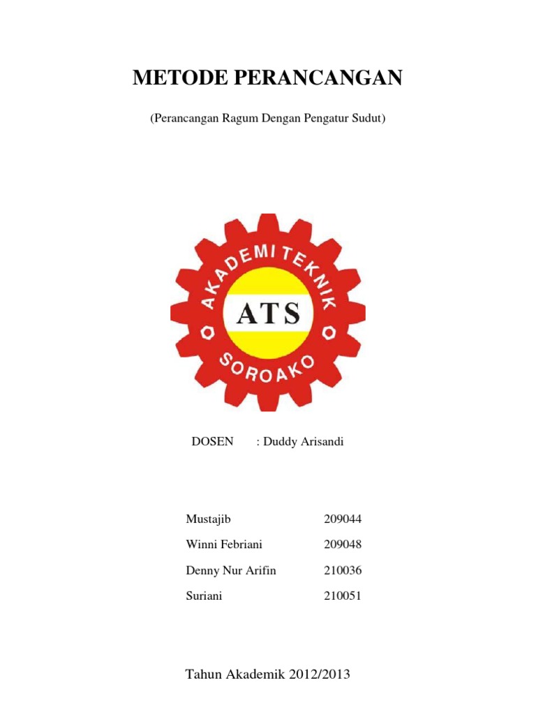Laporan Metode Perancangan | PDF | Seni