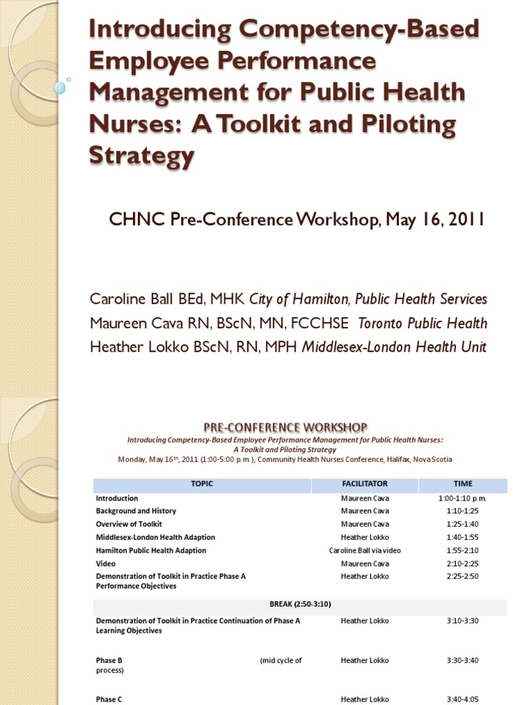 Introducing Competency-Based Employee Performance Management For Public ...