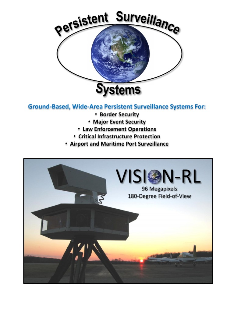 Persistent Surveillance Systems Brochure | Surveillance | Pixel