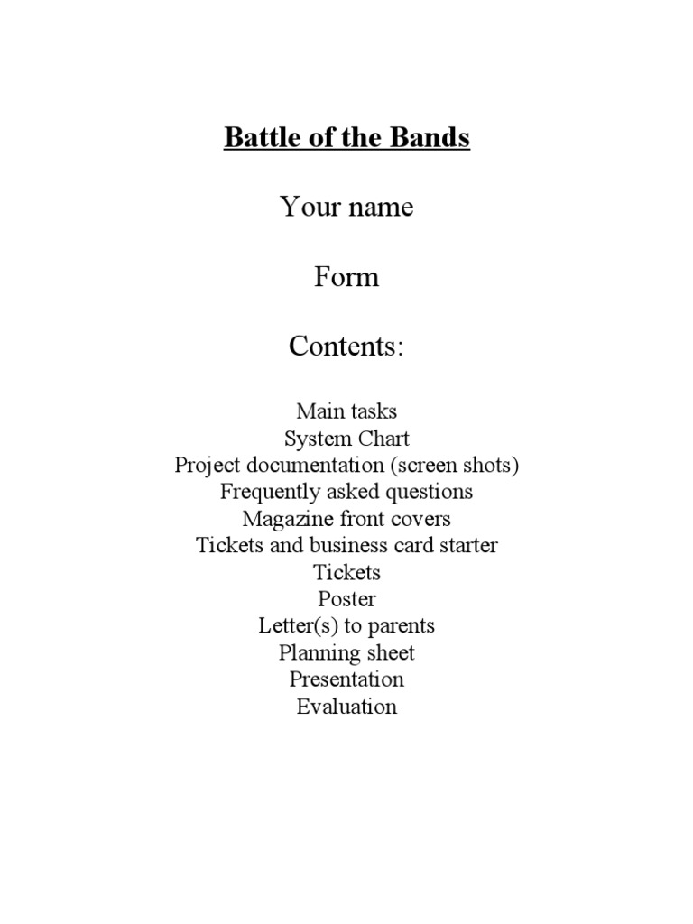 School Band Competition Guide | PDF | Leisure