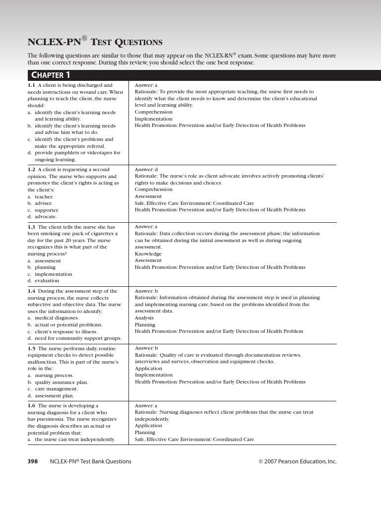 Nclex Questions | PDF