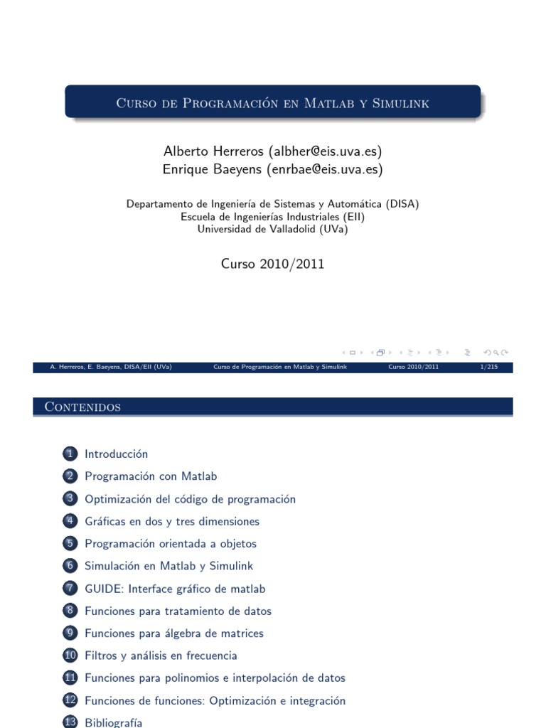 Matlab Curso | PDF