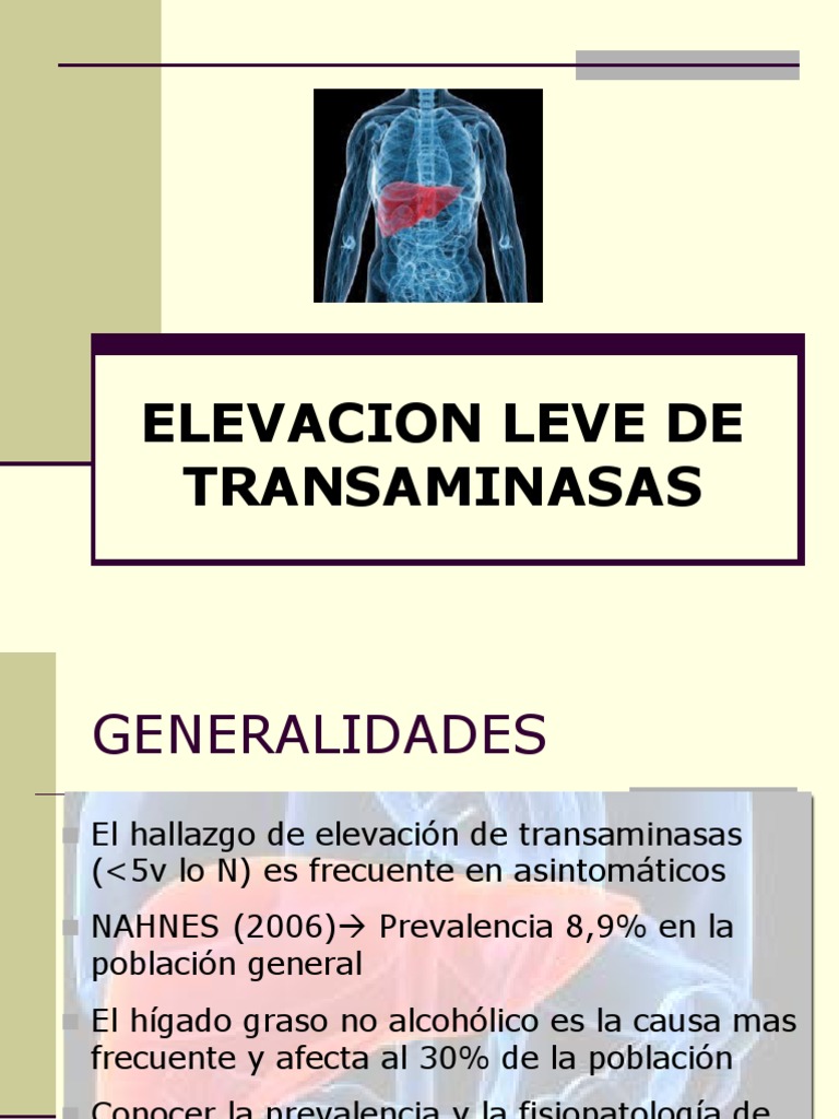 Elevacion Transaminasas | PDF | Hepatitis | Sistema digestivo