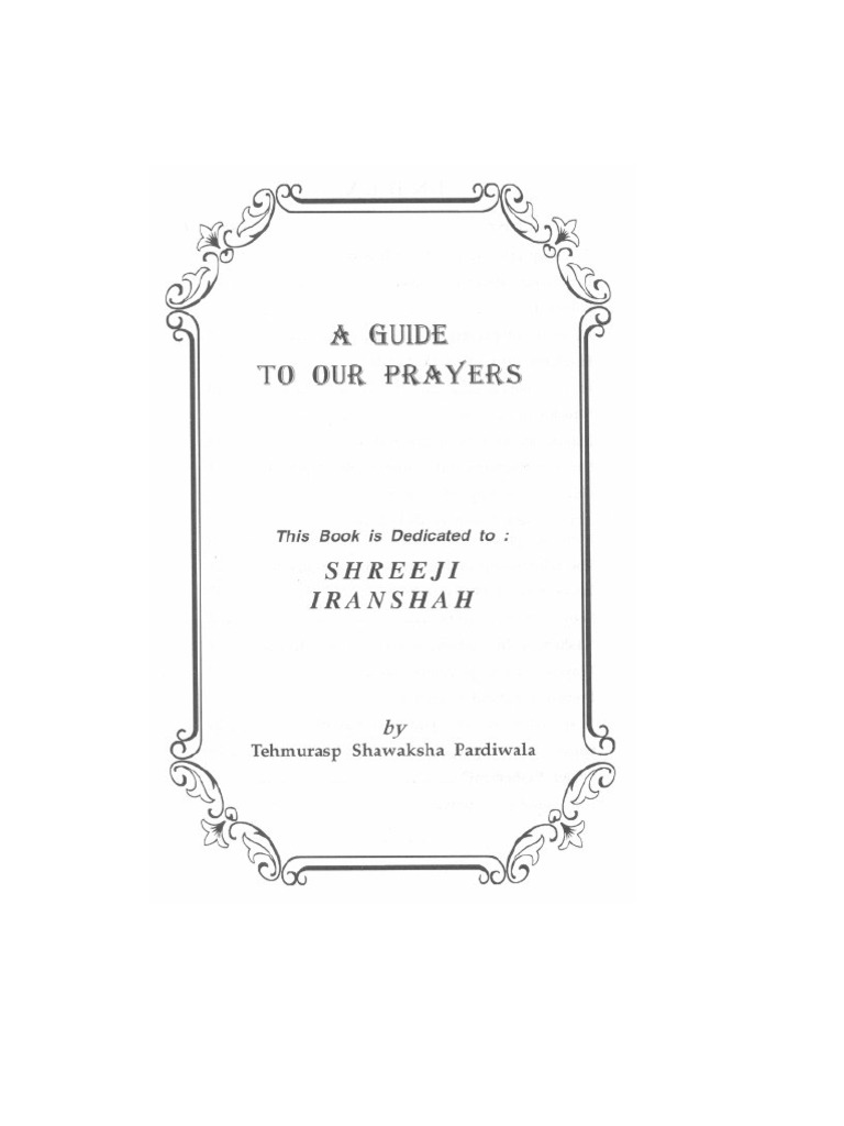A Guide To Our Zoroastrian Prayers PDF | PDF | Prayer | Zoroastrianism