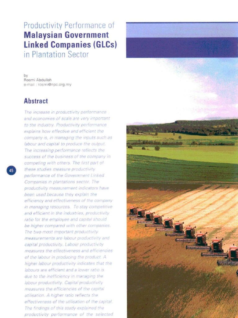 GLC Companies | PDF | Production Function | Competitiveness