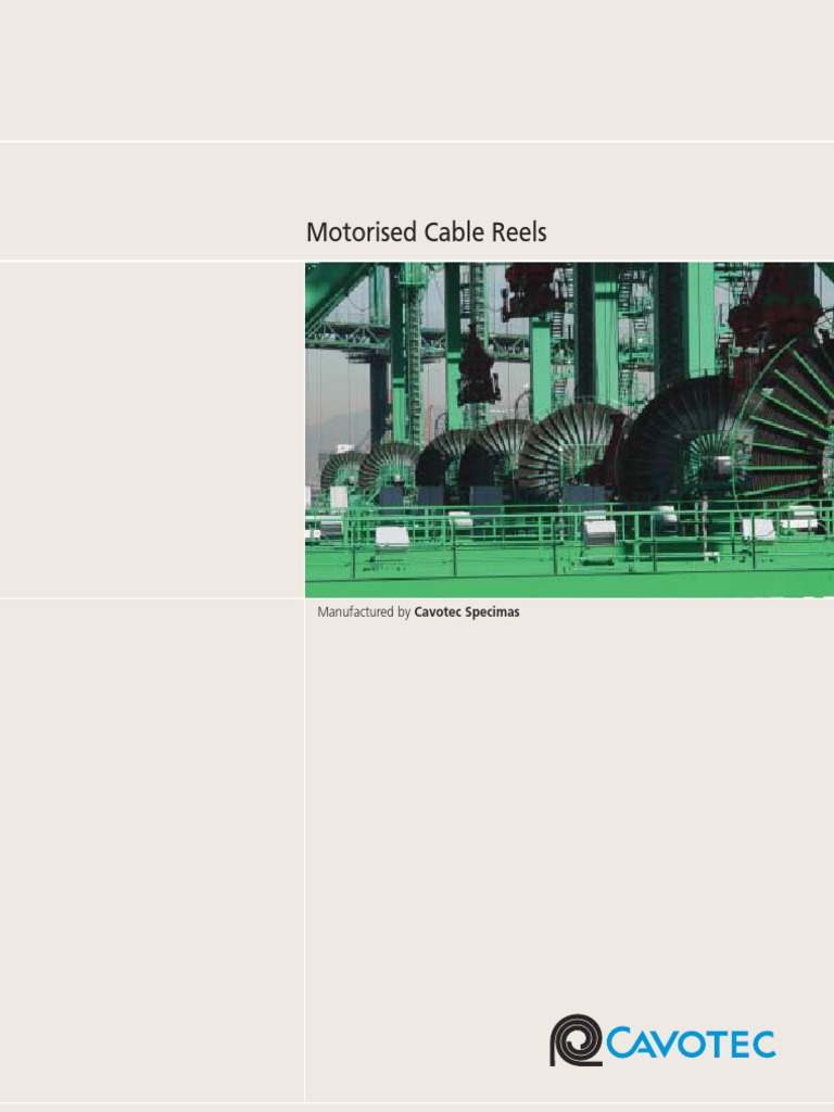 Motorised Cable Reels Catalogue PDF | PDF | Transmission (Mechanics ...