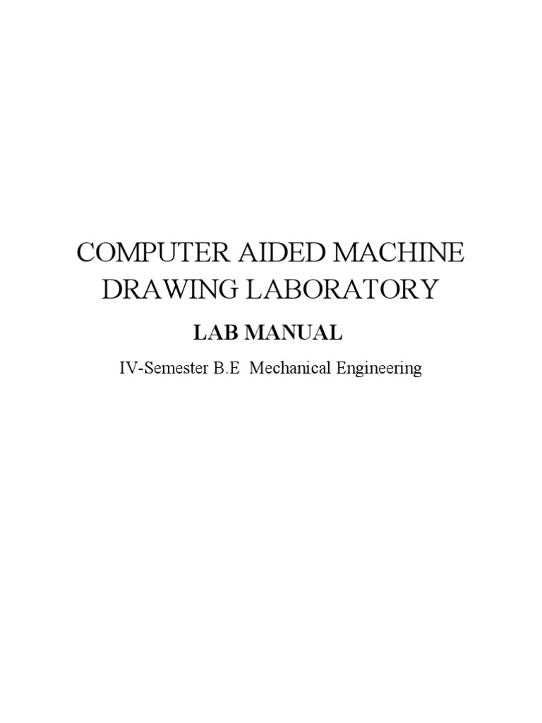CAMD Lab | PDF | Screw | Technical Drawing