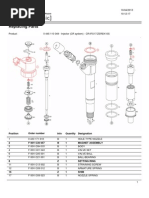 Bosch Injector Flow Rate, Part Code and Resistance Table PDF | PDF