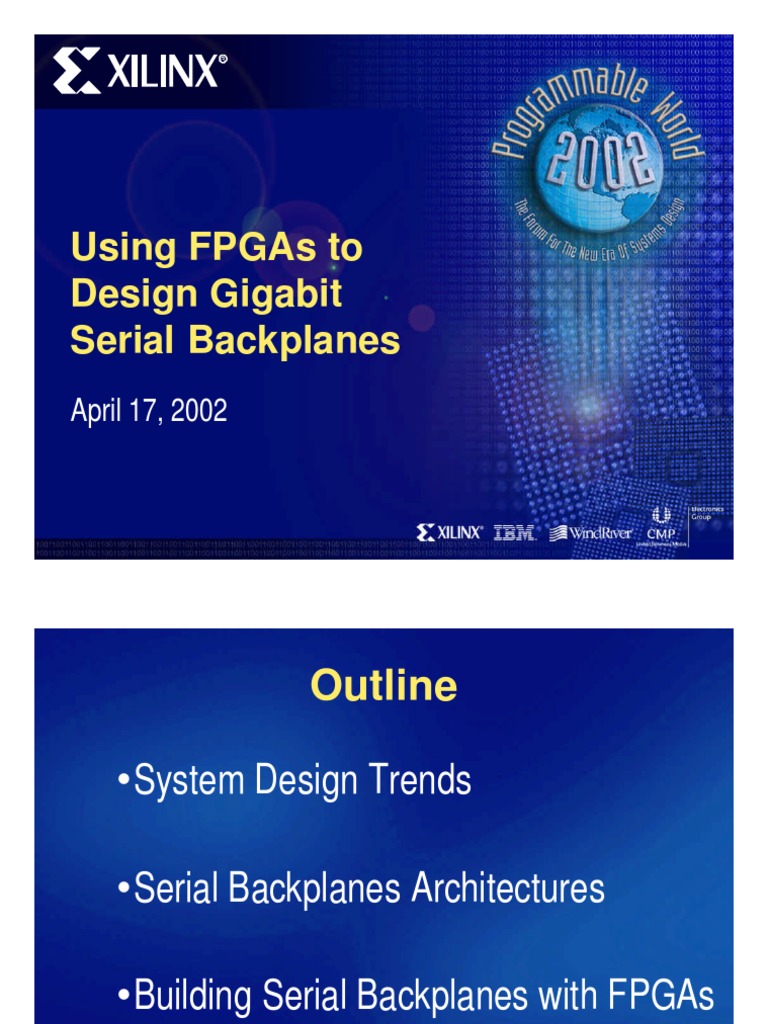 Using FPGAs To Design Gigabit Serial Backplanes - Xilinx | PDF | Network Packet ...