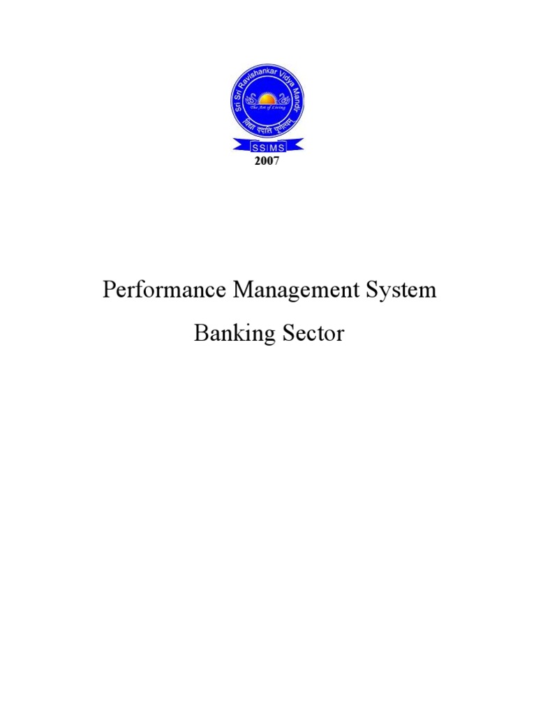 Performance Management in Banking Sector | PDF | Performance Appraisal ...