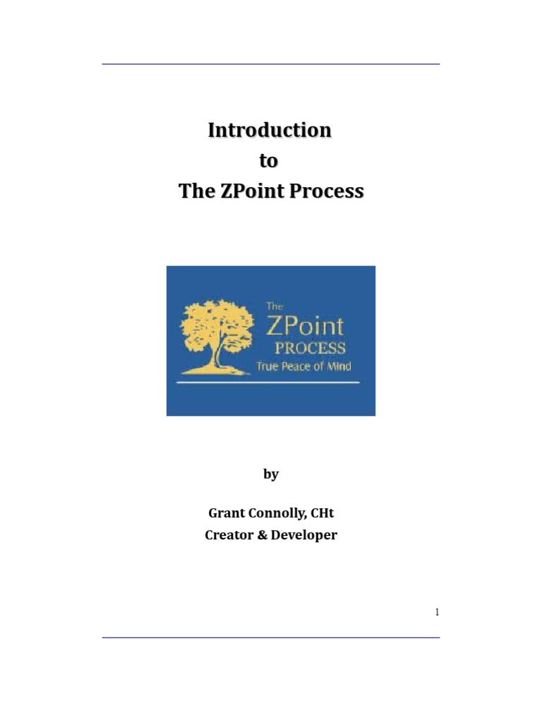 To The Zpoint Process | PDF | Unconscious Mind | Anger