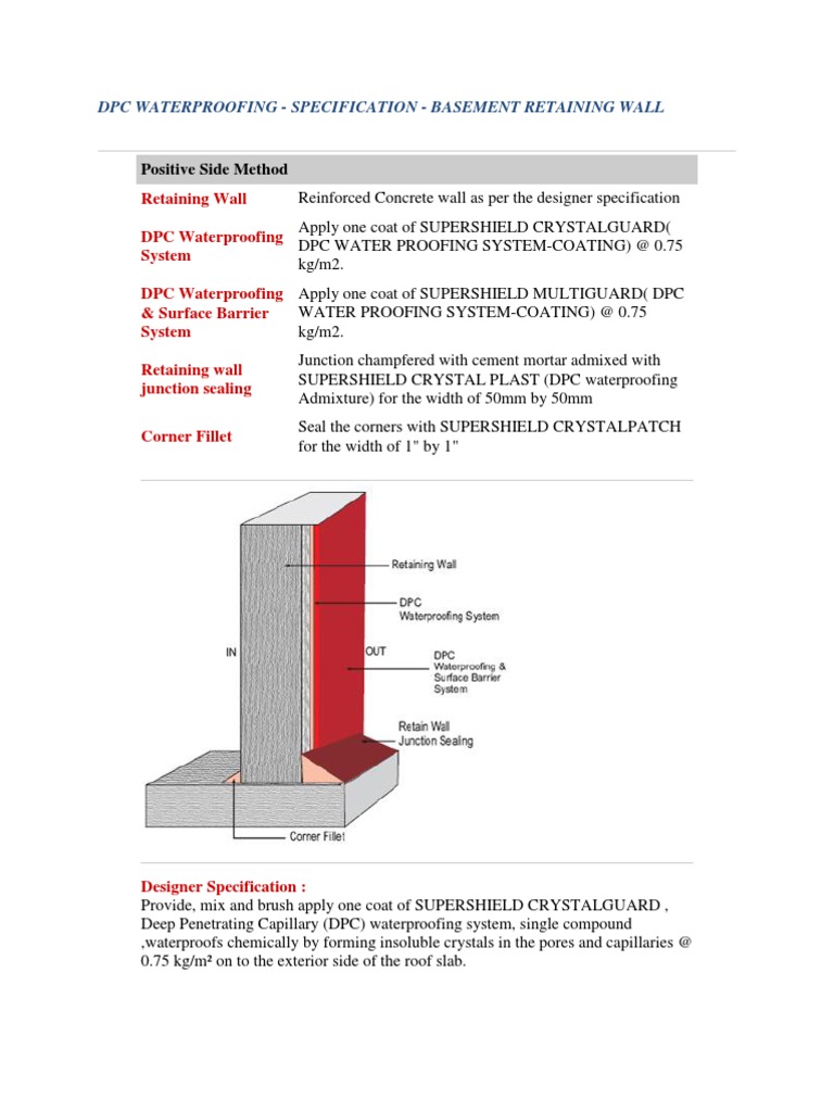 Basement Waterproofing | PDF