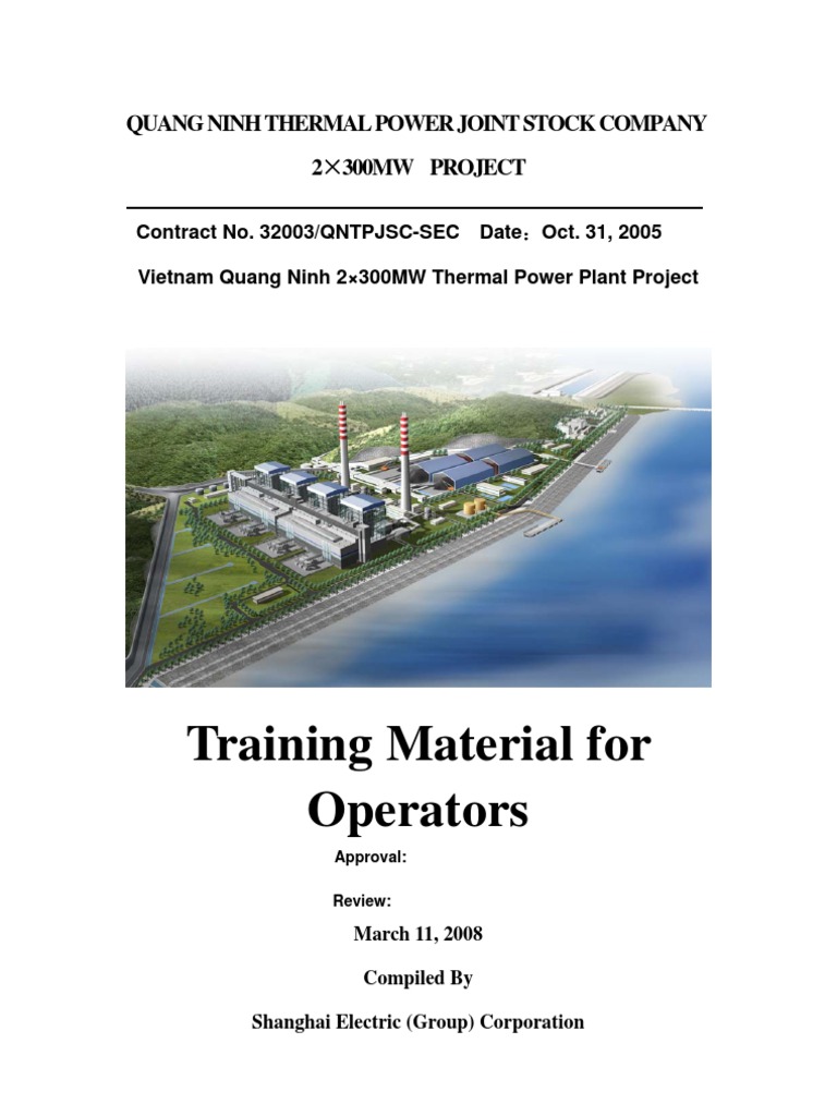 Training Material For Operators | PDF | Fuel Oil | Boiler