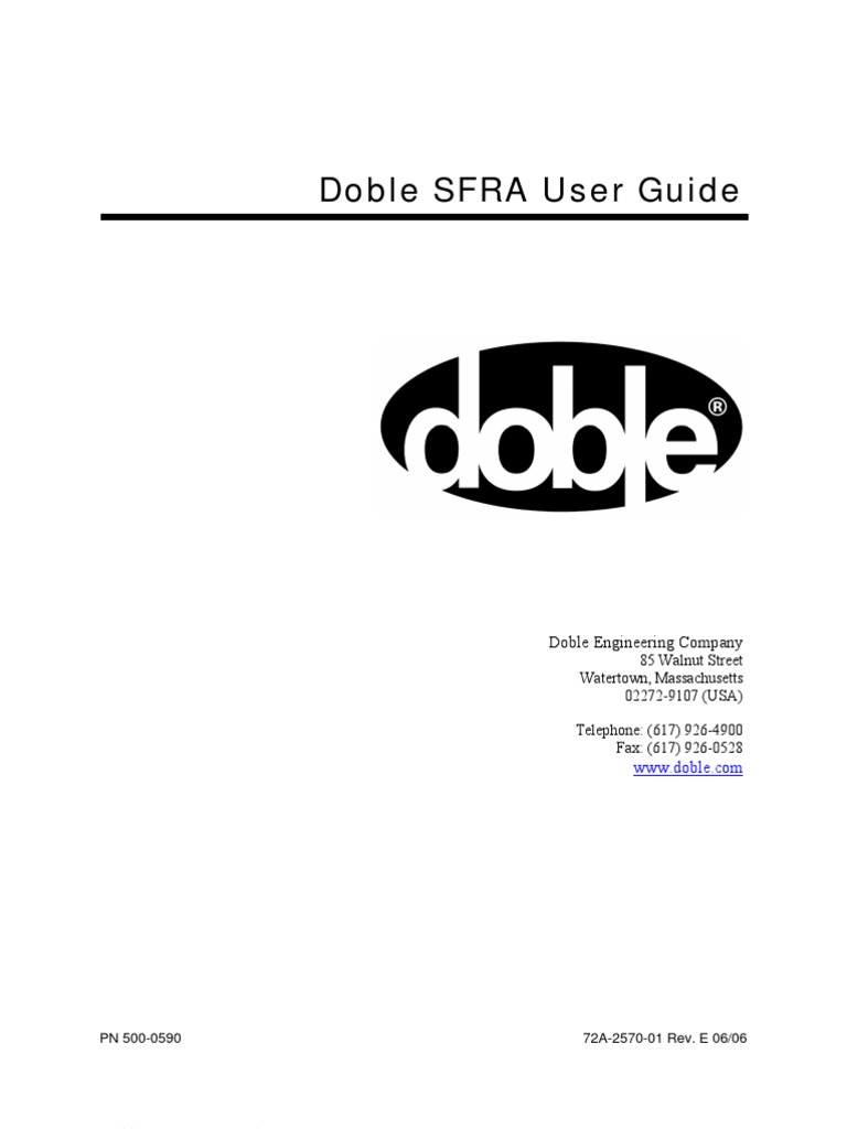 SFRA User Guide | PDF | Electrical Impedance | Passivity (Engineering)