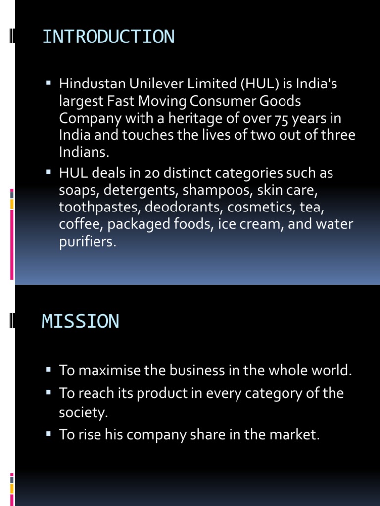 Hul | PDF | Unilever | Business