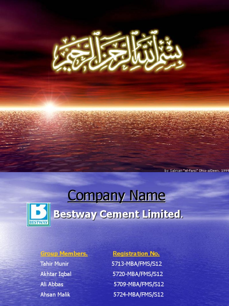 Bestway Cement Limited Annual Report 2024 | PDF | Business