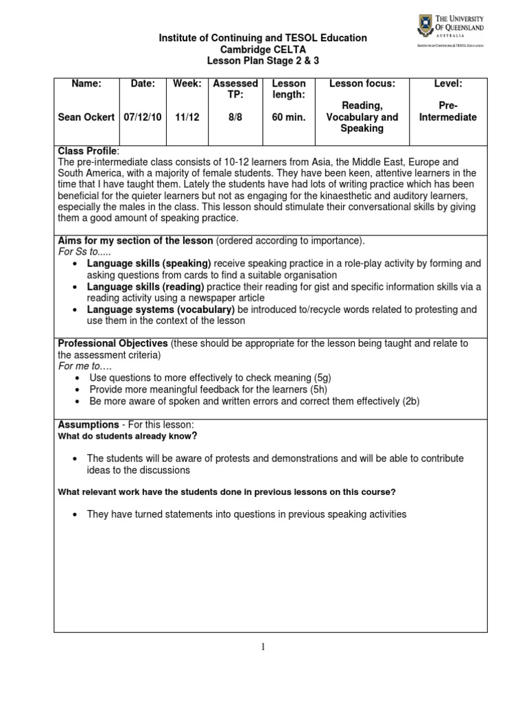 SO TP8 Lesson Plan | PDF | Lesson Plan | Poverty