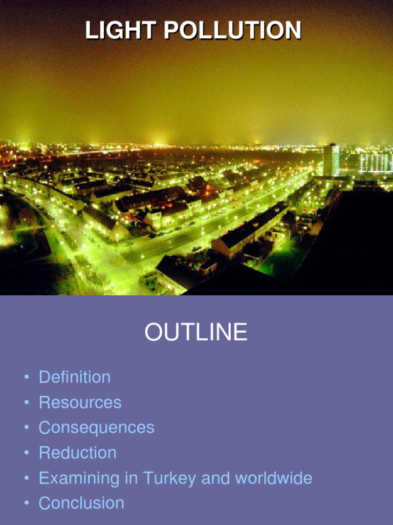 Light pollution: causes, effects and solutions | PDF | Light | Pollution