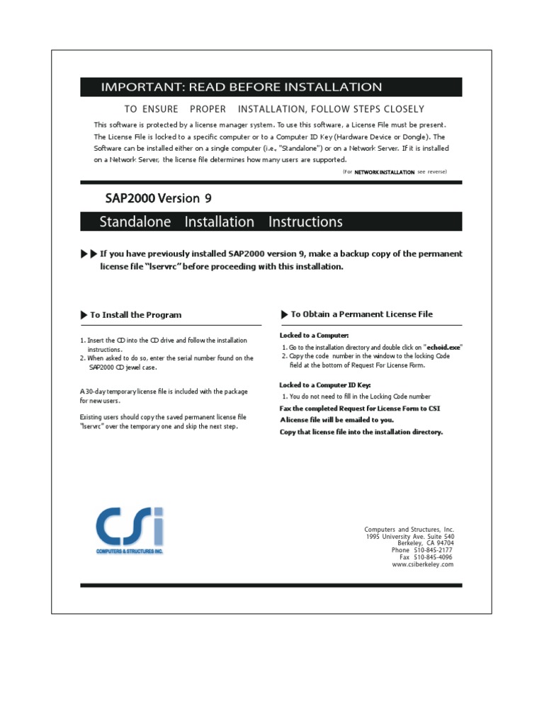 Sap Install Instructions | PDF | Business