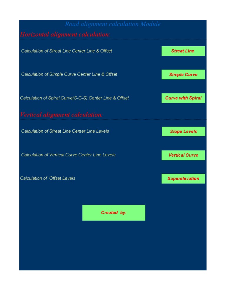 Road Alignment and Grade Calculation Module | PDF | Slope | Geometry