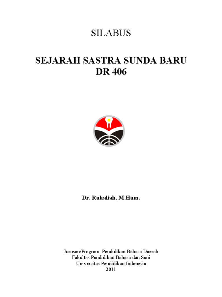 Sejarah Sastra Sunda Baru | PDF