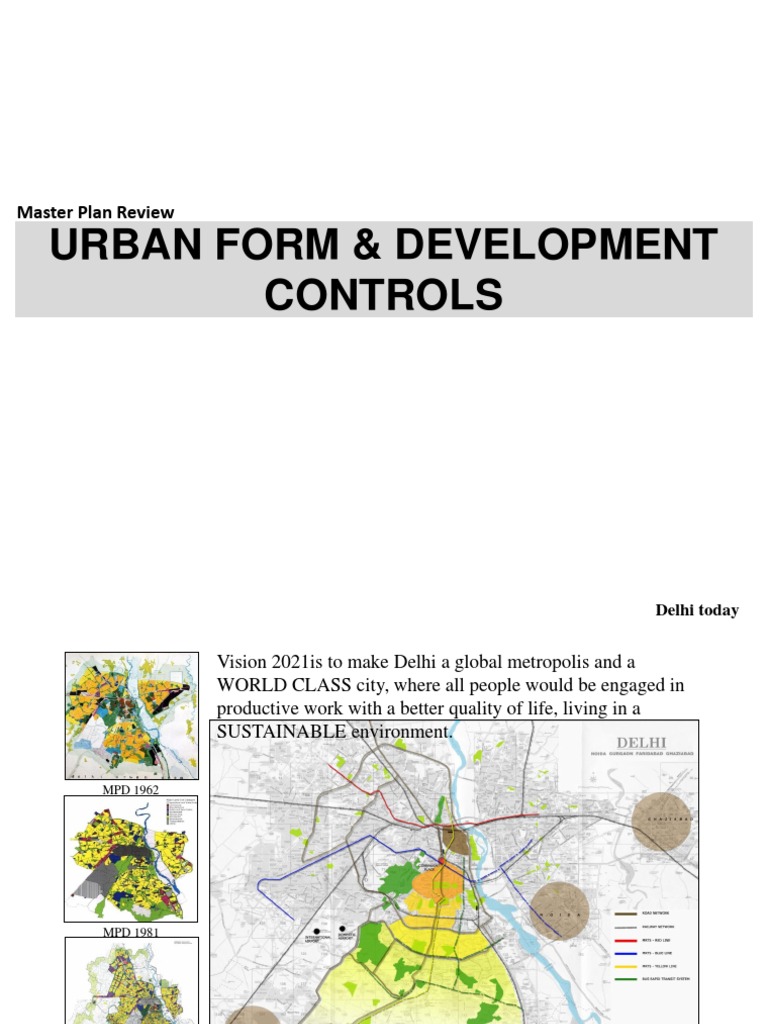 Delhi Master Plan Review Insights | PDF | Zoning | Urban Design
