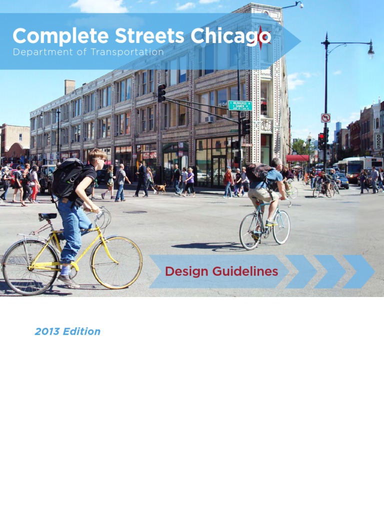 Chicago Complete Streets Design Guide | PDF | Traffic | Cycling ...