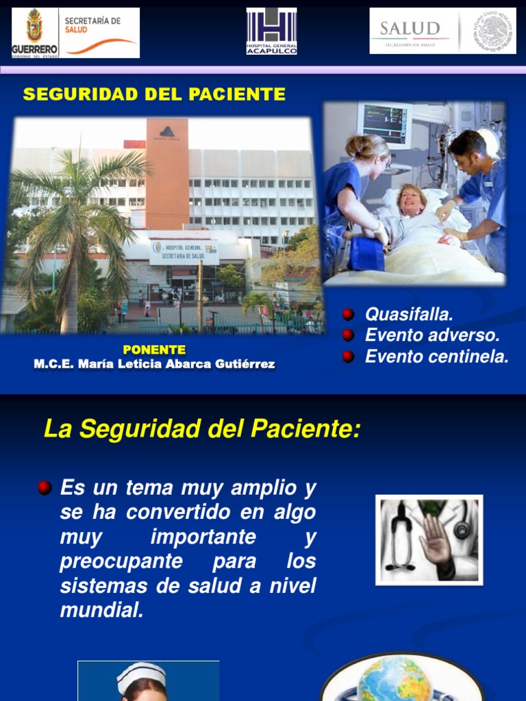 Evento Adverso Ceci Fondo Azul | PDF | Seguridad del paciente | Enfermería
