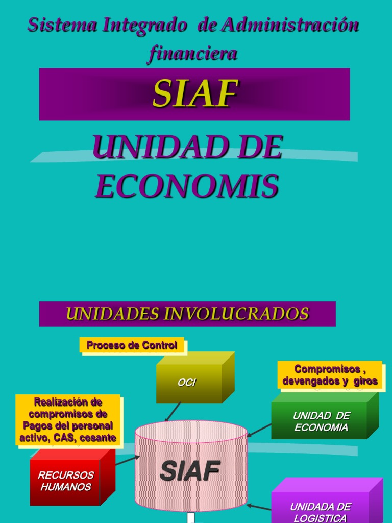Diapositivas Siaf | PDF