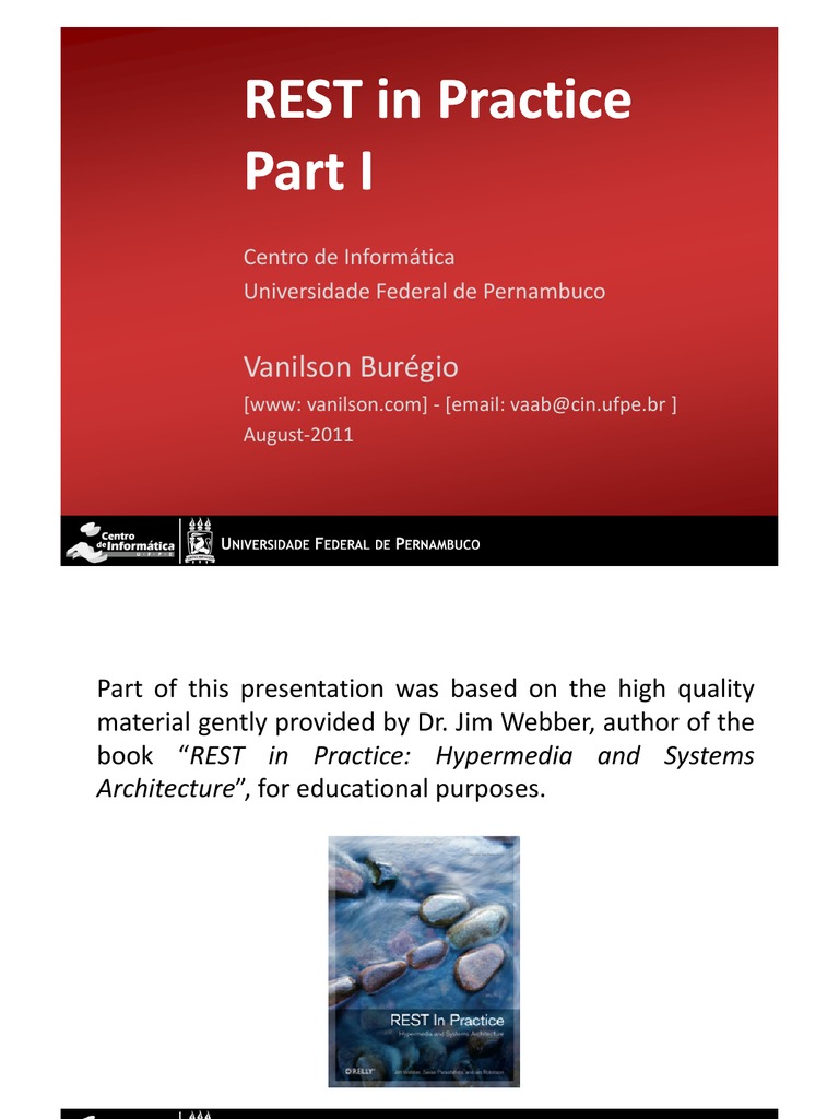 REST in Practice - Part I | PDF | Representational State Transfer ...