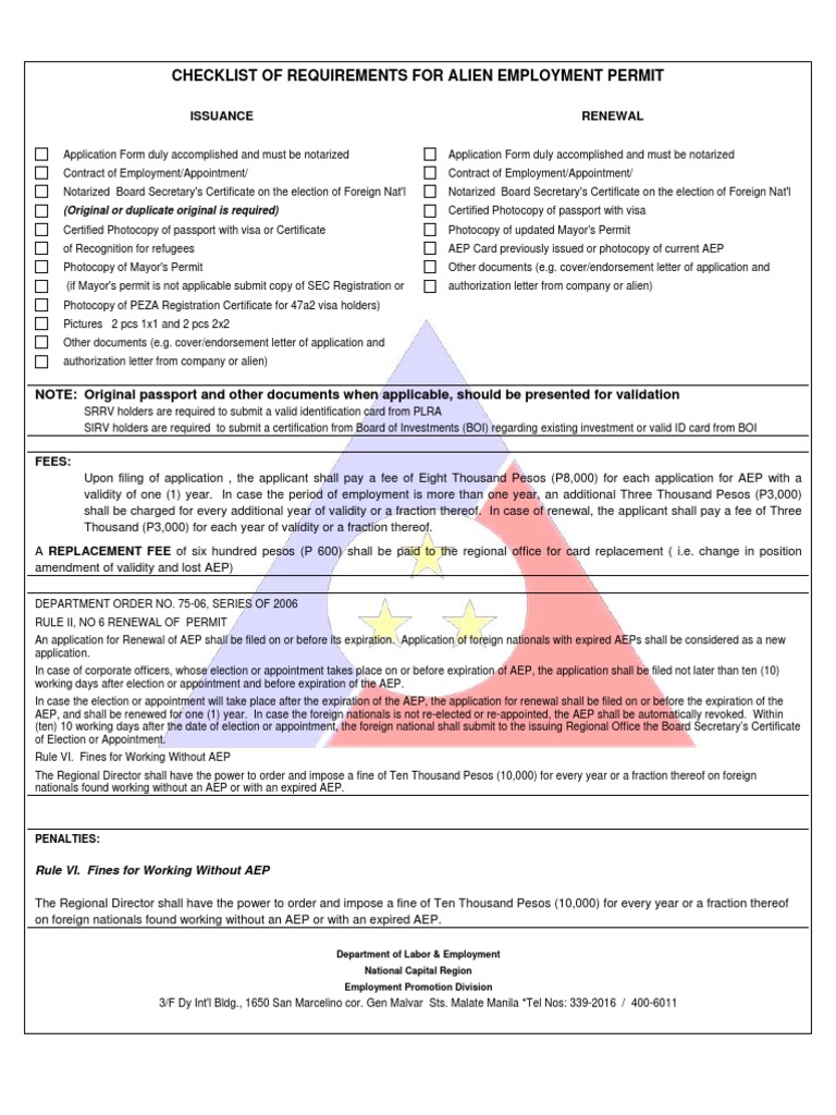 A Ep Checklist | PDF