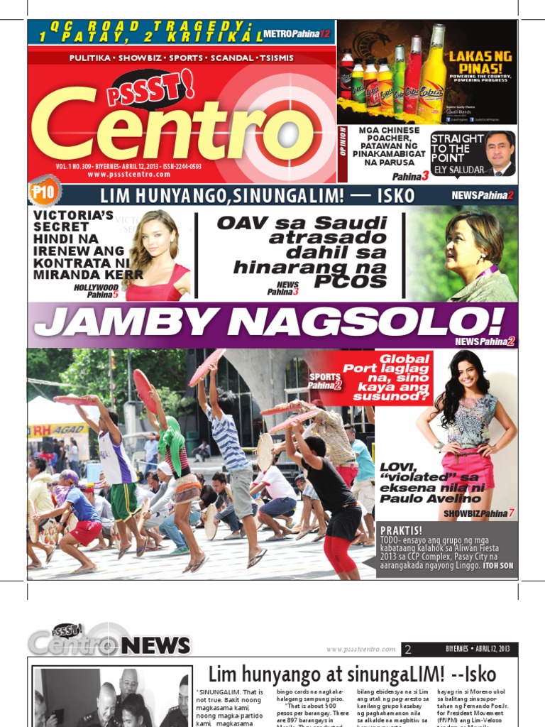 PSSST Centro Apr 12 2013 Issue | PDF