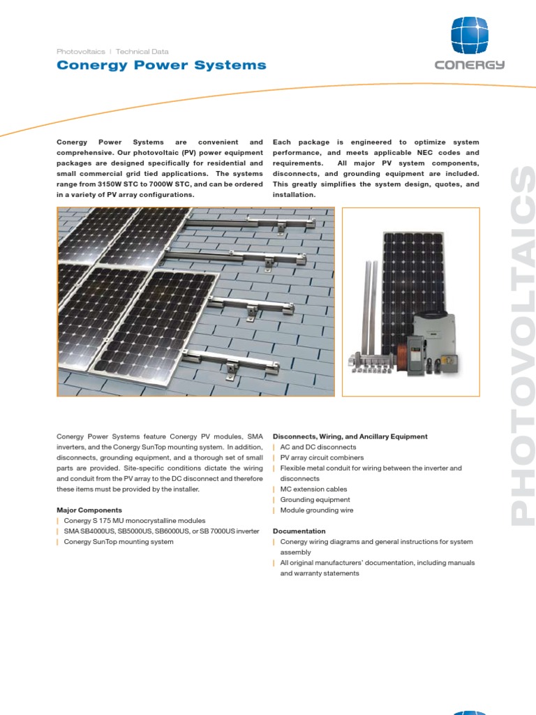 Conenergy 240 Small - TD_power_systems-Small | Photovoltaics | Solar Panel