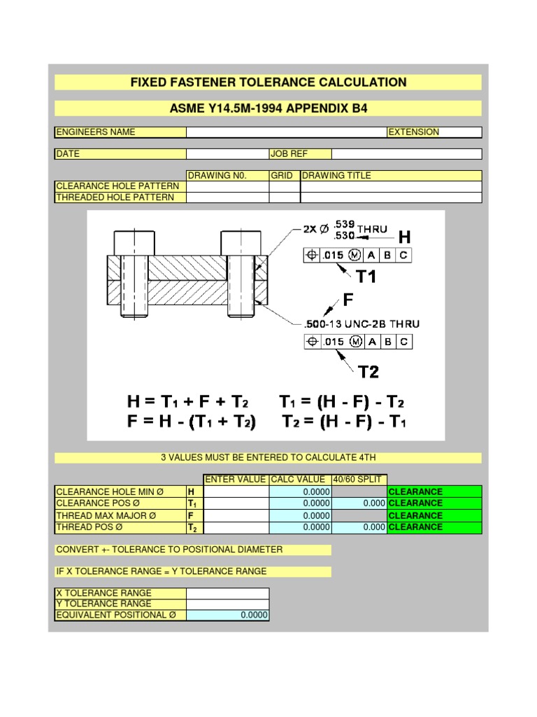 Appendix B4 Asme Y14.5m-1994 | PDF | Engineering Tolerance