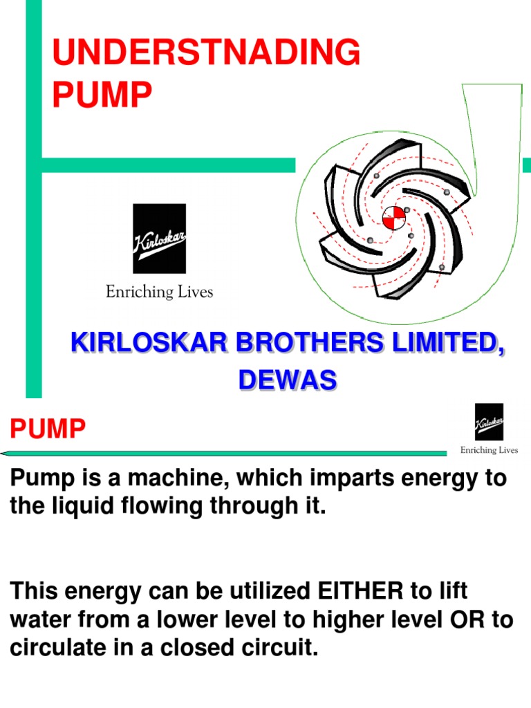 Understanding Pump Types and Efficiency | PDF | Pump | Civil Engineering