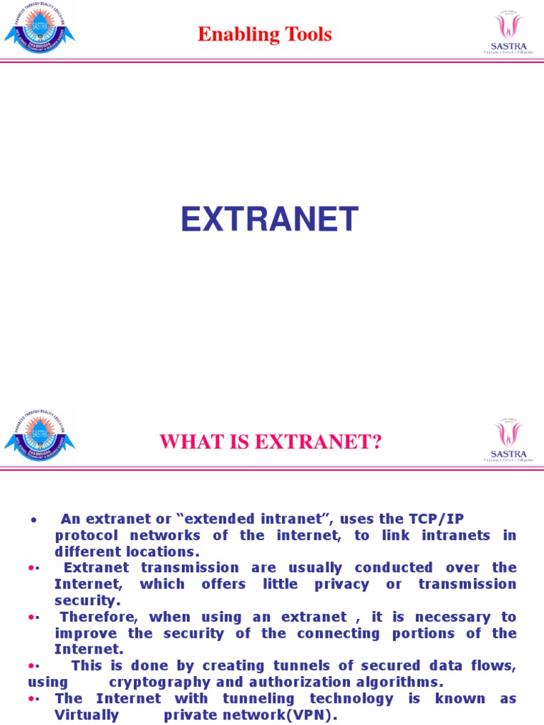 Extranet: Enabling Tools | PDF | Html Element | Hyperlink