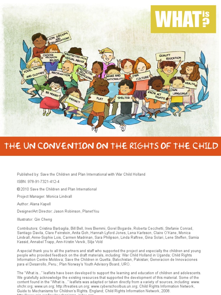 What Is Uncrc | PDF | Convention On The Rights Of The Child | Children ...