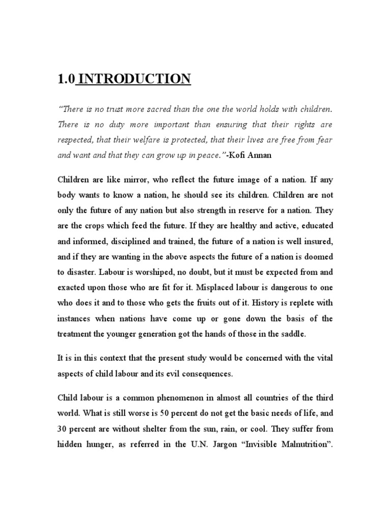 Child Labour | PDF | Child Labour | Natural And Legal Rights