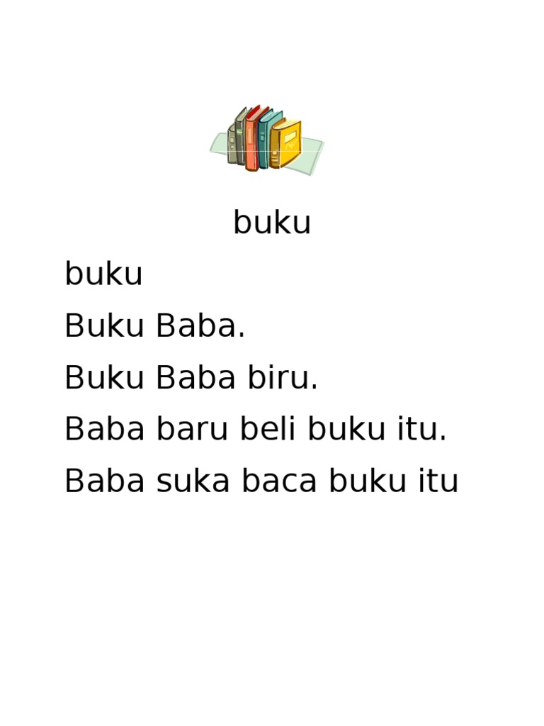 Buku Bacaan KV | PDF