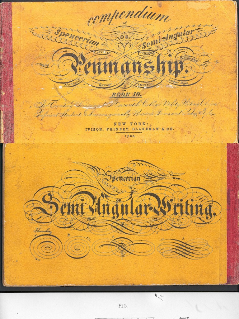 Spencer - Compendium of Spencerian or Semi-Angular Penmanship | PDF
