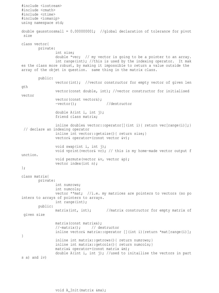 Java Metode Gauss Jordan | PDF | Matrix (Mathematics) | System Of ...