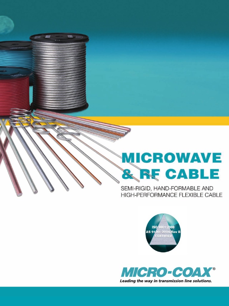 MCC Cable 2009 | PDF | Coaxial Cable | Cable
