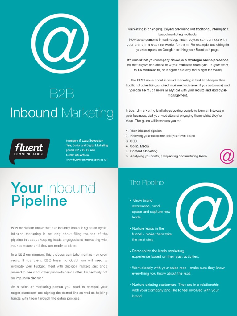 B2B Inbound Marketing | PDF | Social Media | Popular Culture & Media ...
