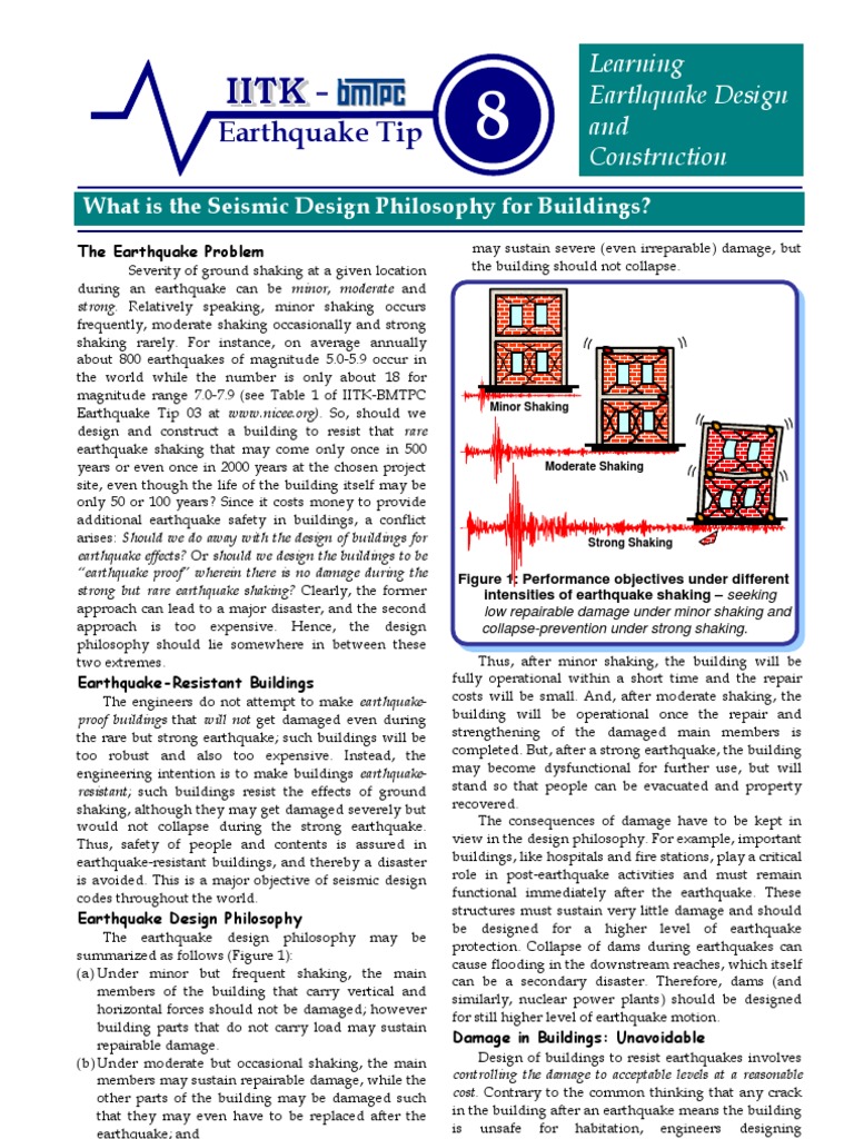 Basic Earthquake Engineering Tip 8 | PDF
